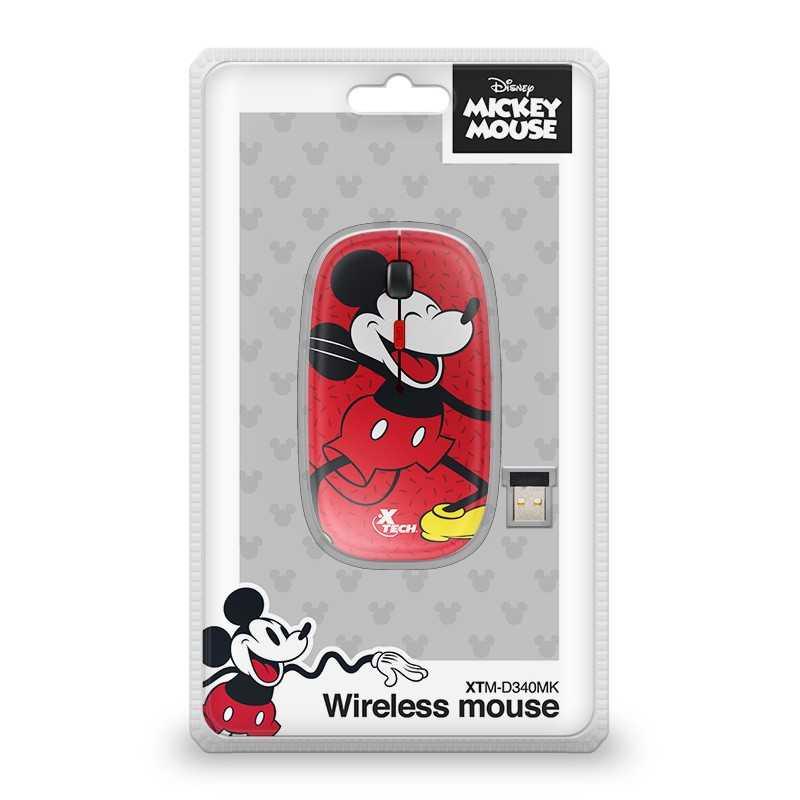 ᐅ Mouse Inalámbrico Xtech Disney Mickey Mouse Rojo Brillante de Xtech ...