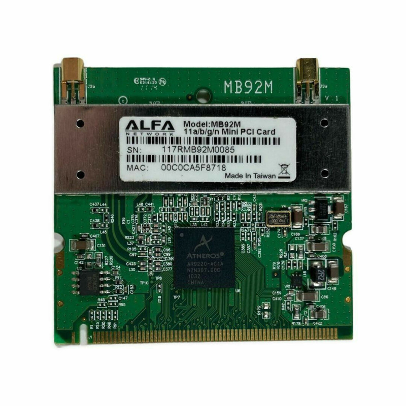 ᐅ Adaptador Inalámbrico ALFA NETWORK 11a/b/g/n MMCX*1 Minipci de Alfa ...